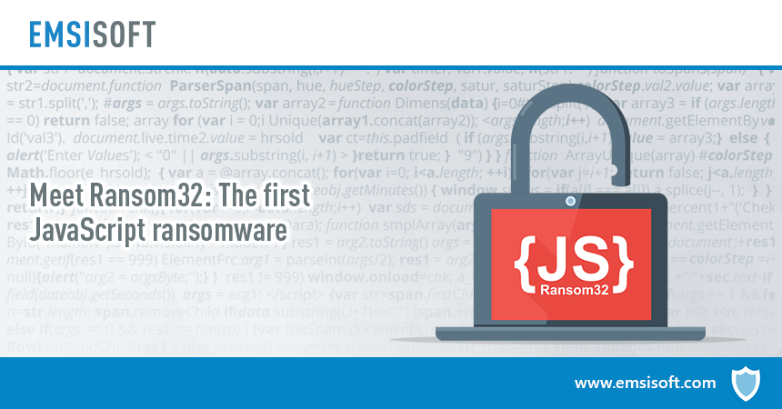 Die erste Ransomware in JavaScript: Ransom32