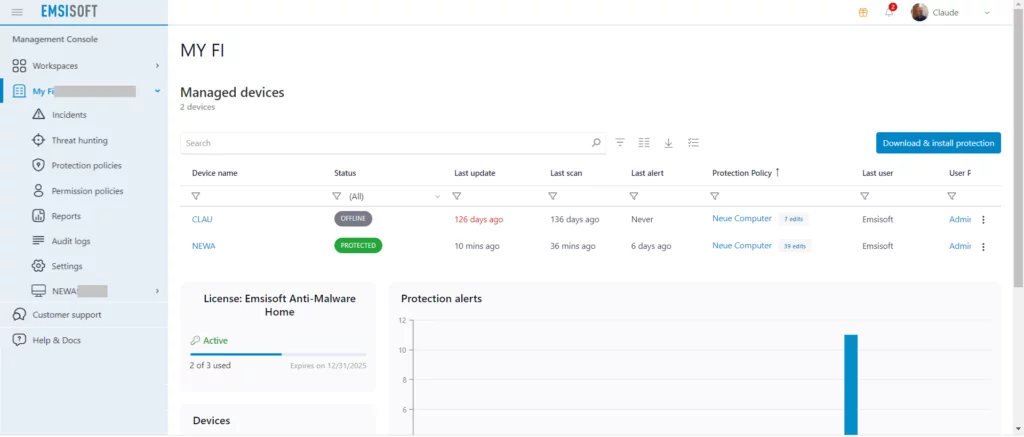 Emsisoft Management Console User Guide