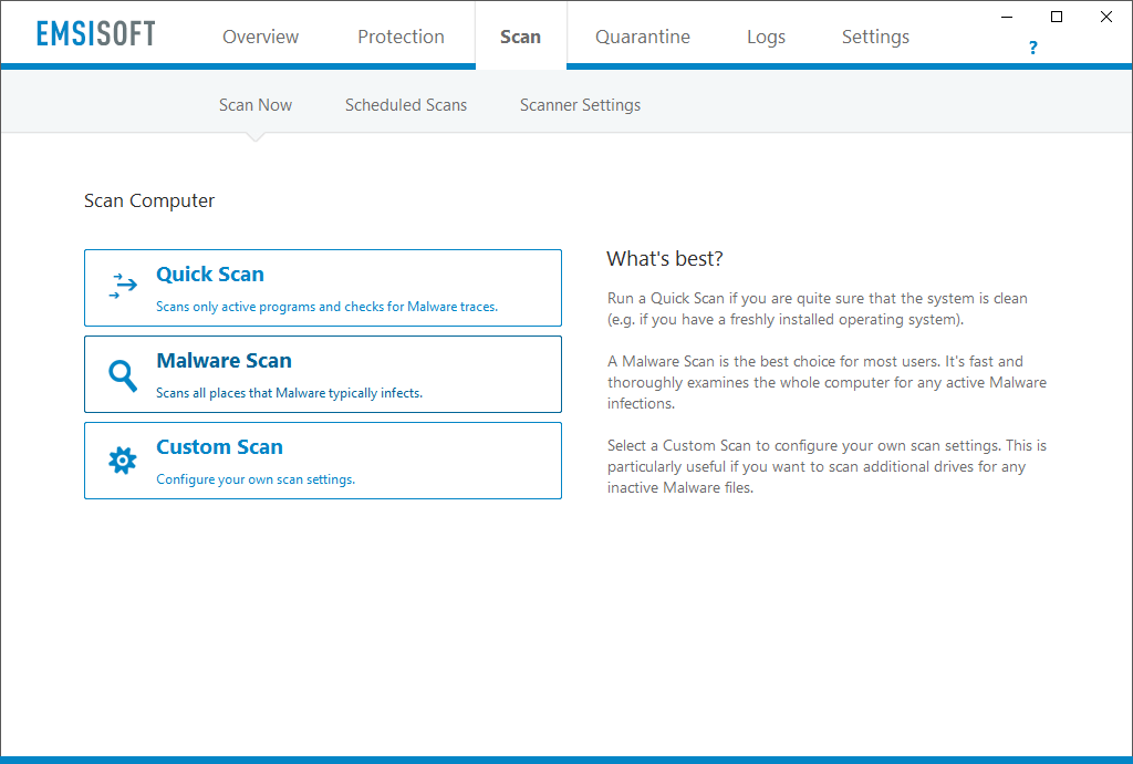 An in-depth look at the Emsisoft scanner technology