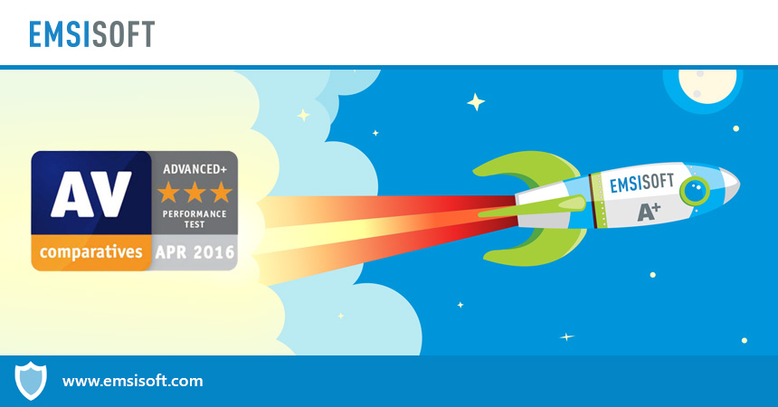 Emsisoft scores high on AV-Comparatives Performance Test