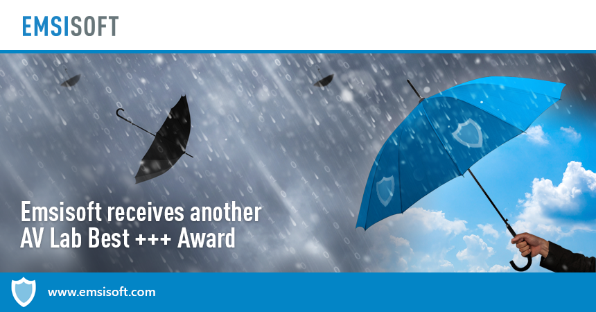 Emsisoft products 100% effective in AVLab ransomware test