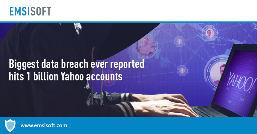 Biggest data breach ever reported hits 1 billion Yahoo accounts