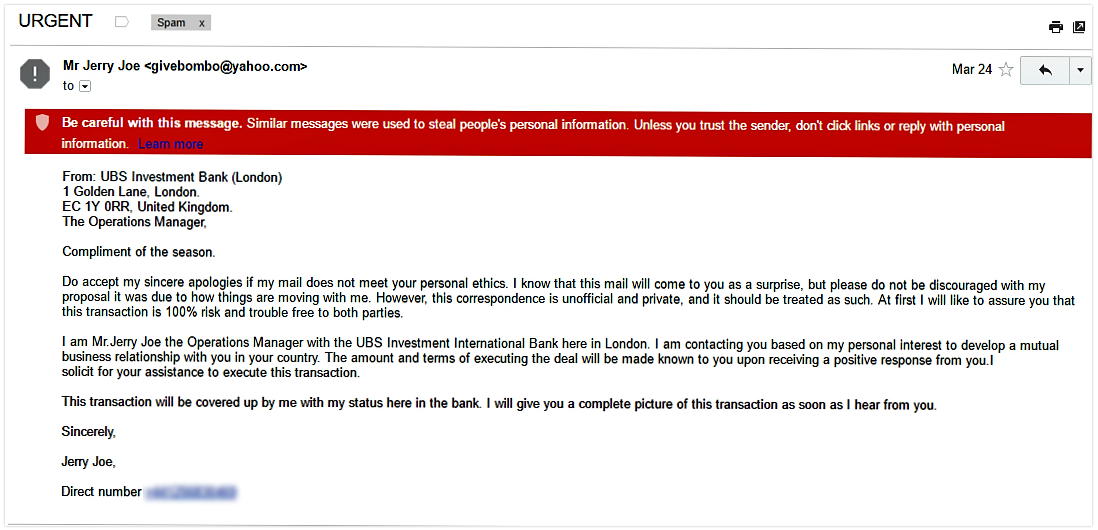 Common phishing scams and how to prevent them