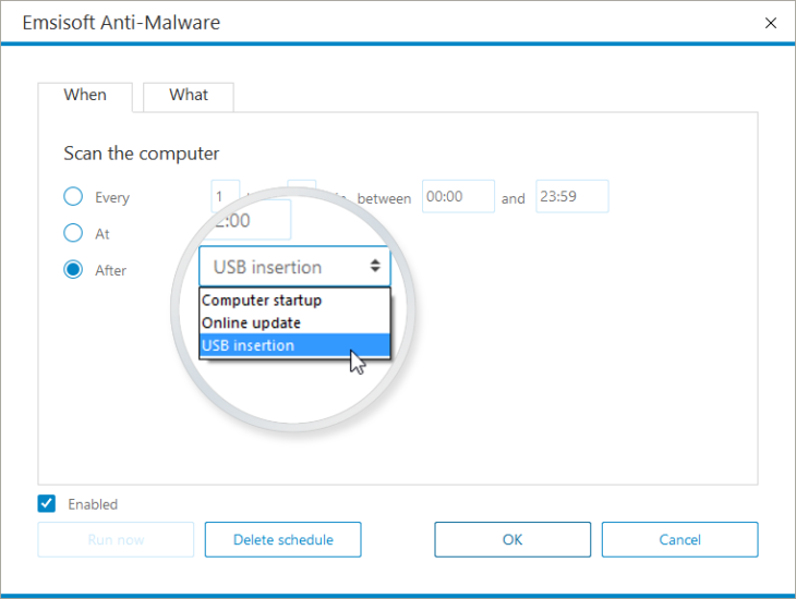 New in 2017.4: Scheduled USB scans and bug fixes