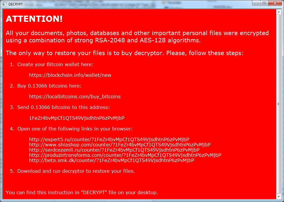Decrypt latest Nemucod ransomware with Emsisoft’s free decrypter