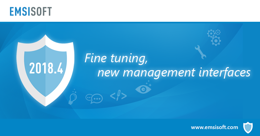 New in 2018.4: Fine tuning, new management interfaces