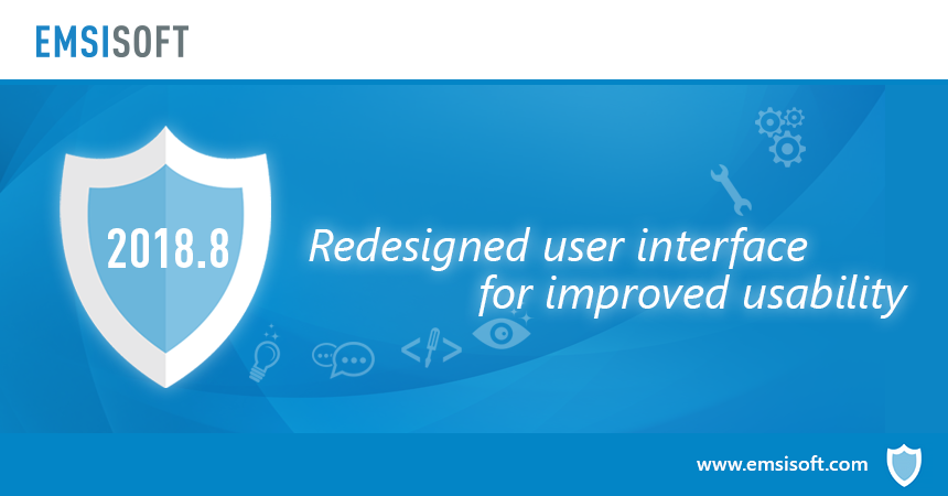 New in 2018.8: Redesigned user interface for improved usability