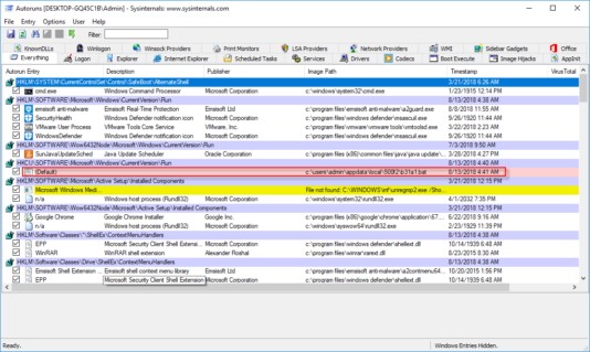 How to remove fileless malware