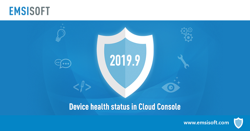 New in 2019.9: Device health status in Management Console