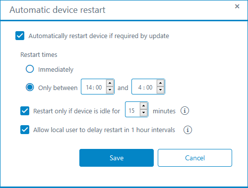 New in 2019.9: Device health status in Management Console