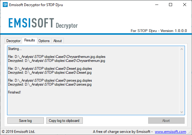 Emsisoft releases new decryptor for STOP Djvu ransomware