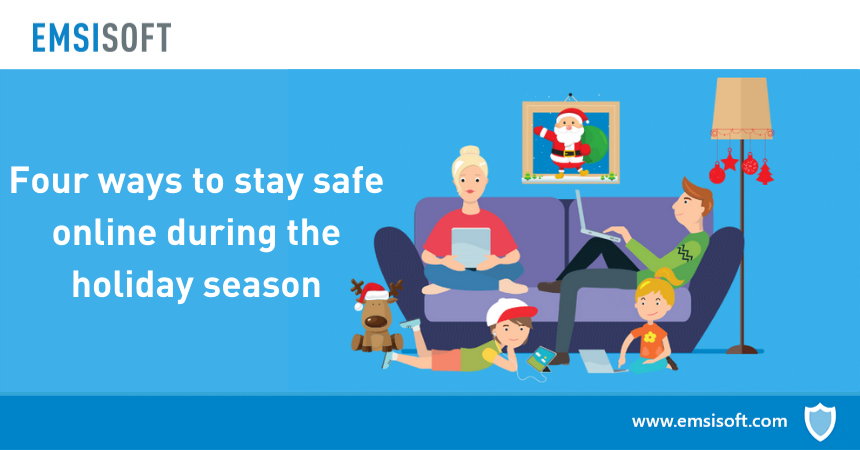 Four easy ways to stay safe online during the holiday season