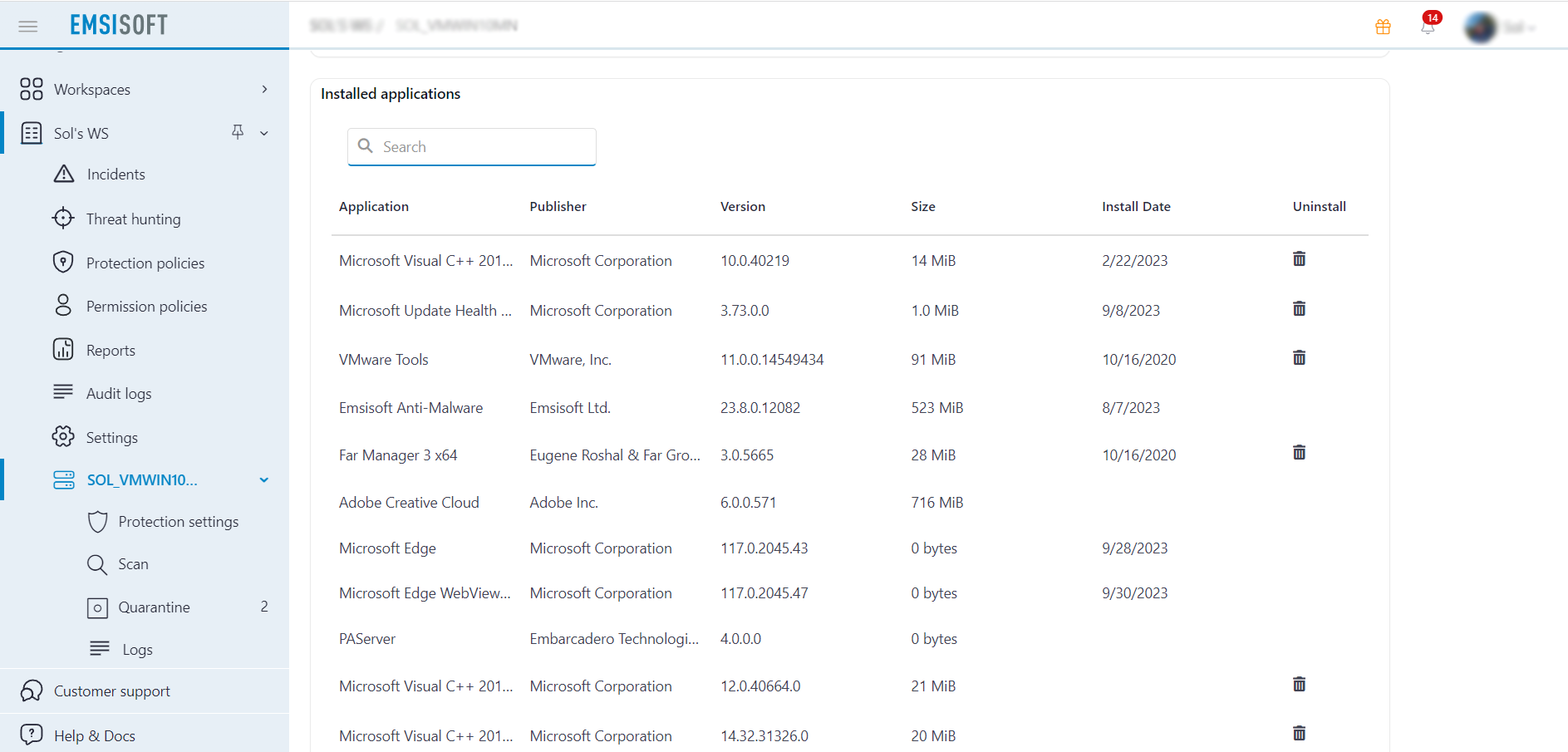 New in 2023.10: See what users have installed with the Application ...