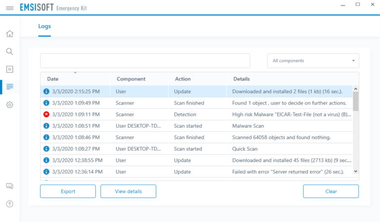 Emsisoft - Emergency Kit: Portable Malware & Virus Scanner