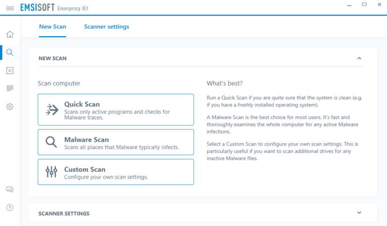 Emsisoft - Emergency Kit: Portable Malware & Virus Scanner