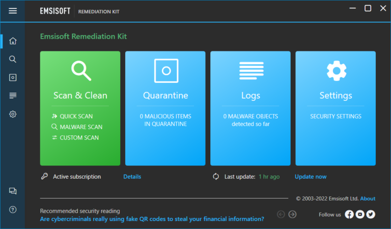 Emsisoft - Remediation Kit