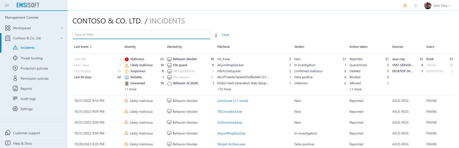 Endpoint Detection & Response