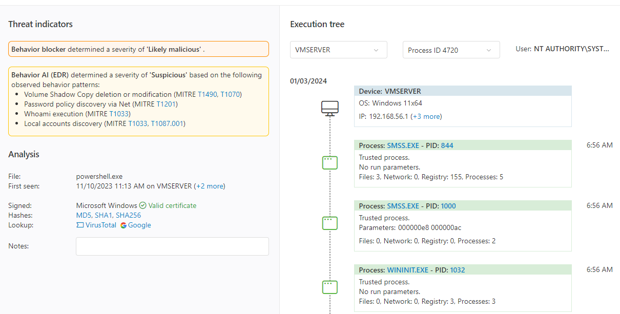 Endpoint Detection & Response